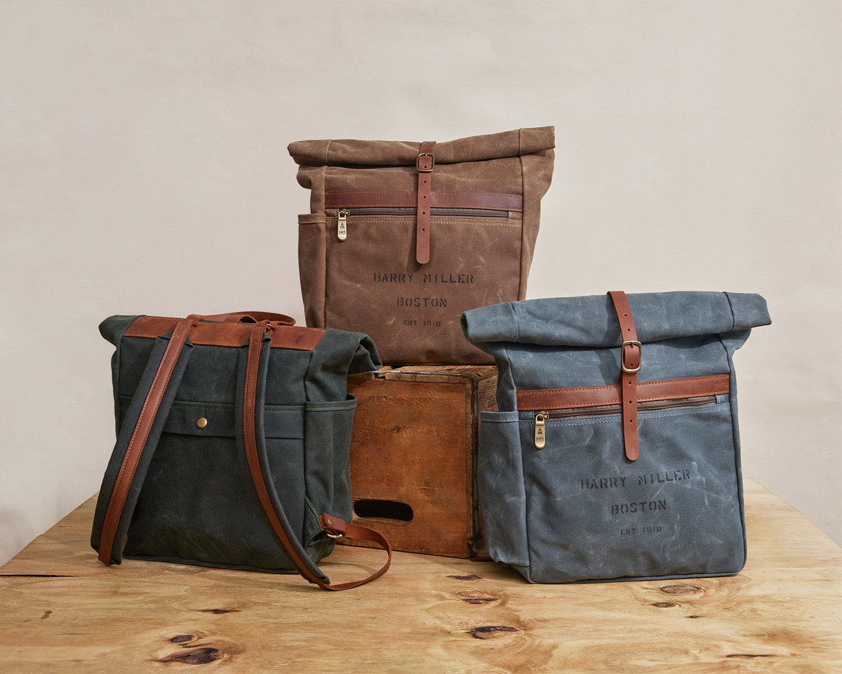 RUGGLES ROLLED BACKPACK – Harry Miller Boston